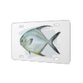 Permit Fish License Plate | Zazzle