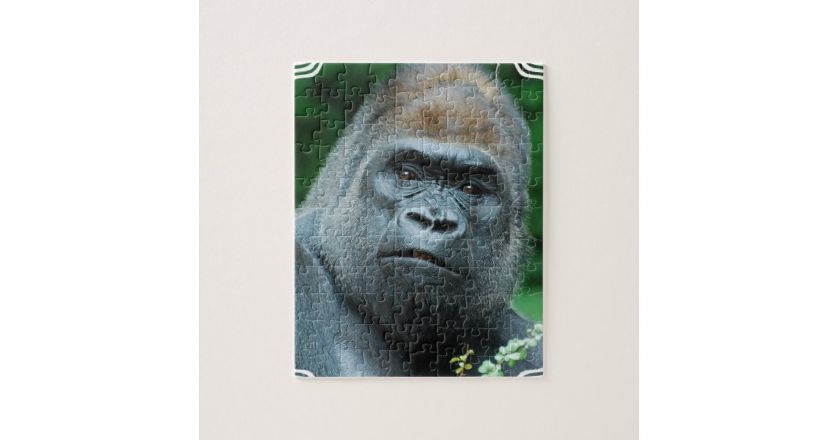 Perplexed Gorilla Jigsaw Puzzle | Zazzle