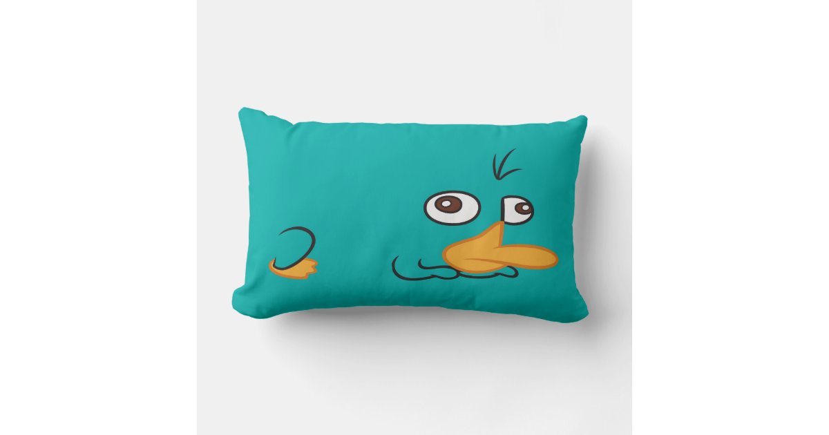 Perry the Platypus 2 Lumbar Pillow | Zazzle