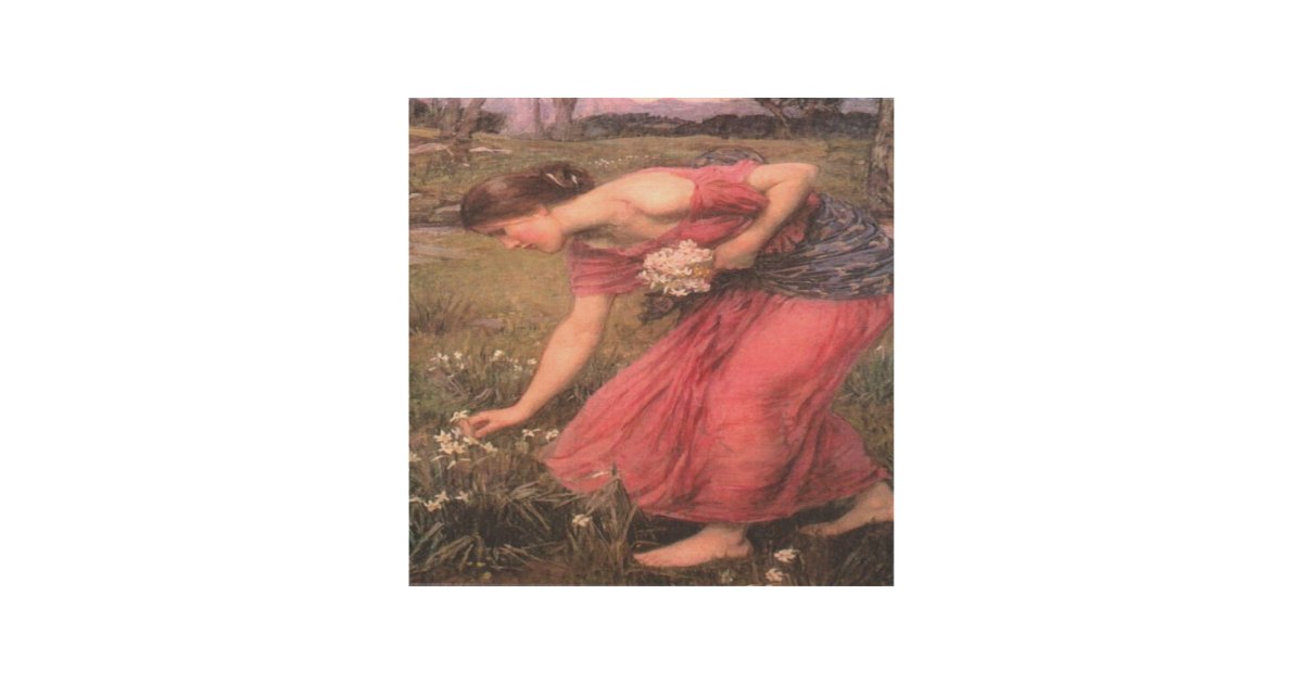 Persephone John William Waterhouse Wood Wall Art | Zazzle