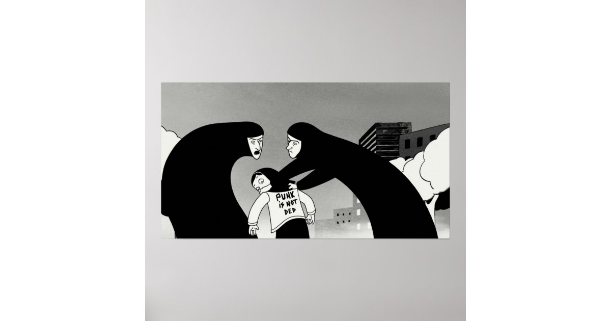 Persepolis Punk Is Not Dead Poster | Zazzle