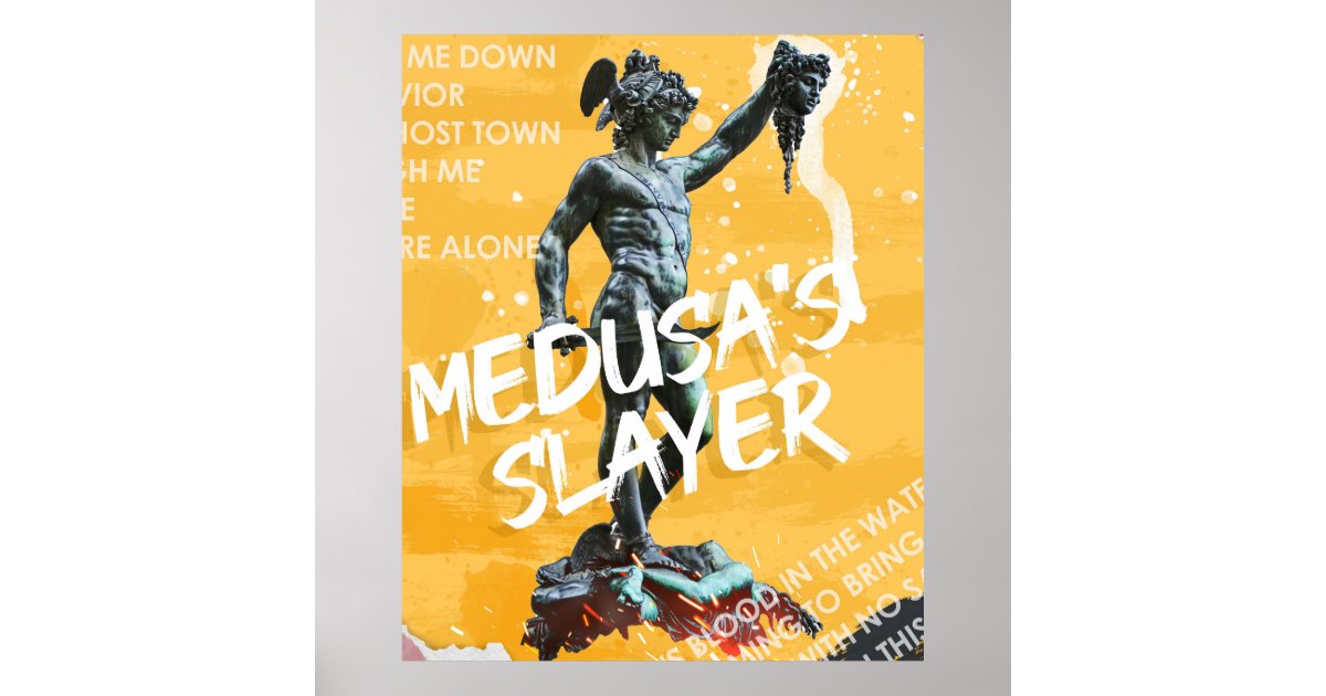 Perseus beheaded the Gorgon Medusa Poster | Zazzle