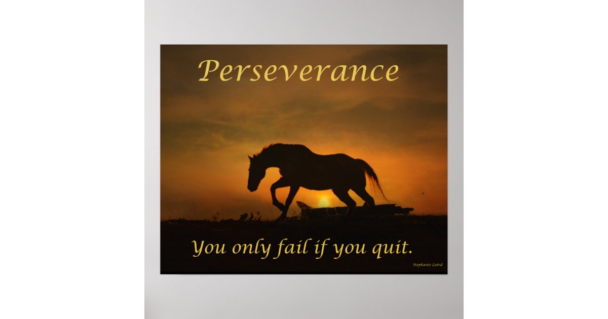 Perseverance Poster For Kids
