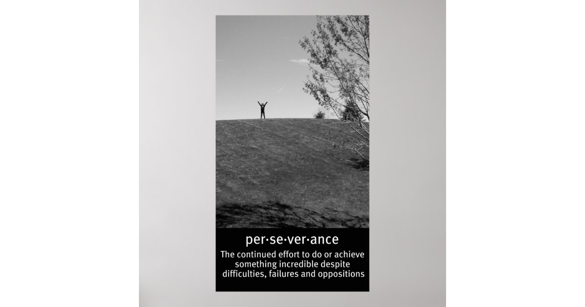 Perseverance Poster | Zazzle