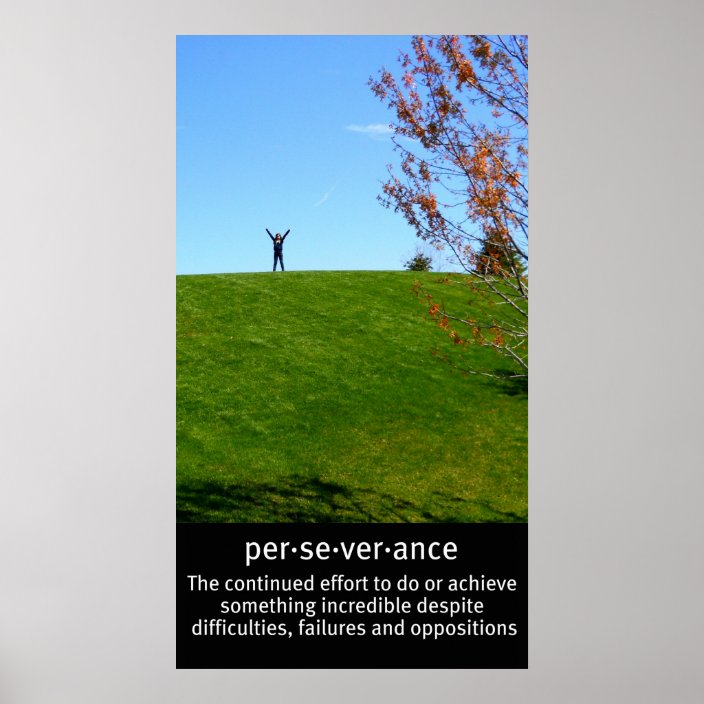 Perseverance Poster | Zazzle.com