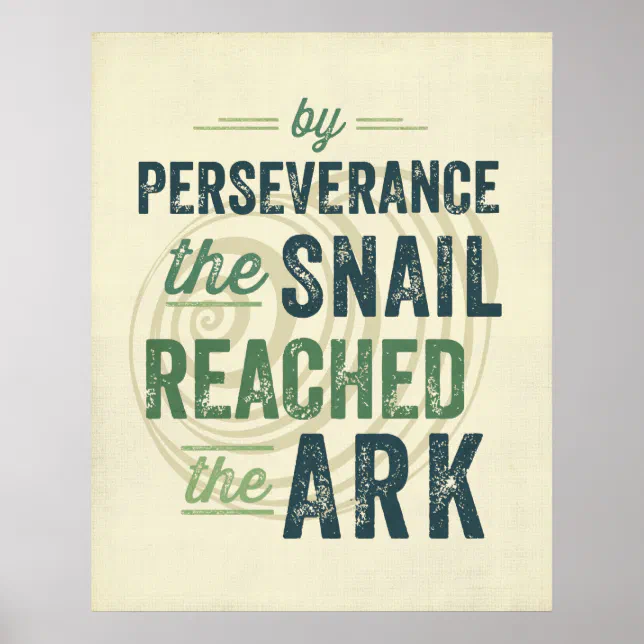 Perseverance Poster | Zazzle