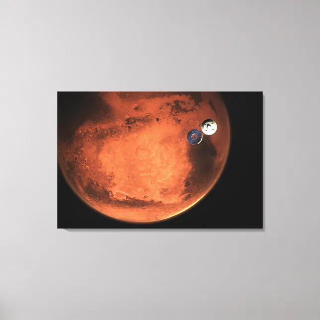 Perseverance Rover Casting Off Its Cruise Stage. Canvas Print | Zazzle