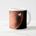 Perseverance Rover Casting Off Its Cruise Stage. Giant Coffee Mug | Zazzle