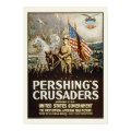 Pershings Crusaders Vintage US Military Poster | Zazzle