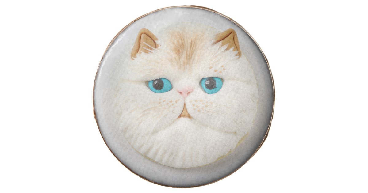 Persian Cat 3D Inspired Chocolate Covered Oreo | Zazzle