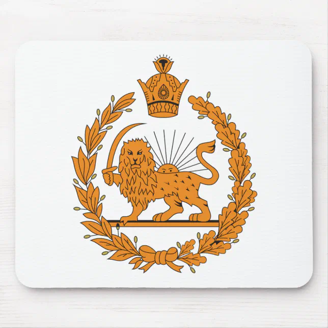 Persian Coat of Arms Mousepad | Zazzle