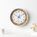 Persian Numbers Clock with Farsi Numerals | Zazzle