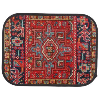 Persian Rug Design Set of 4 Car Mats | Zazzle