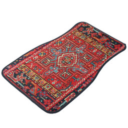 Persian Rug Design Set of 4 Car Mats | Zazzle