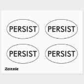PERSIST Car Sticker | Zazzle