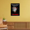 Persistence Basketball Inspirational Motivational Poster | Zazzle