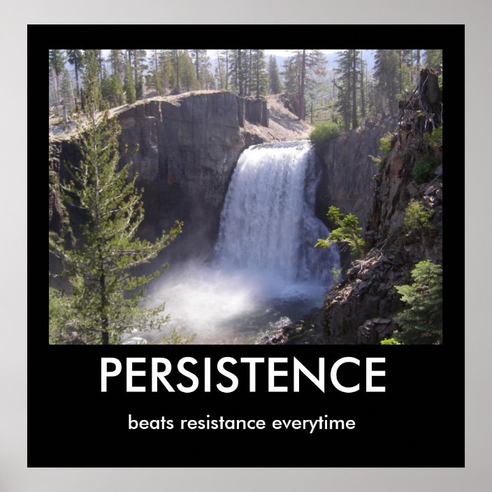 Persistence Poster | Zazzle.com