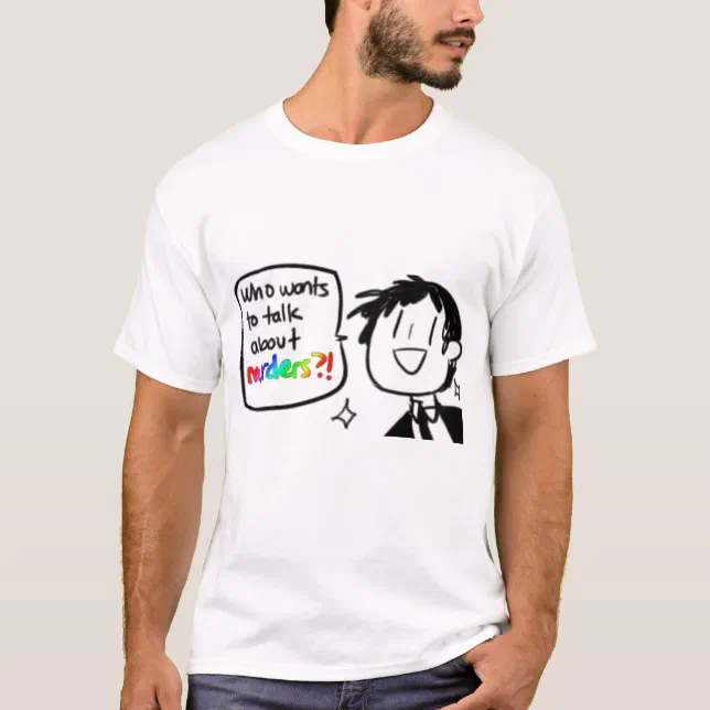 Persona 4 Hiimdaisy Adachi "...Murders?!" T-Shirt | Zazzle