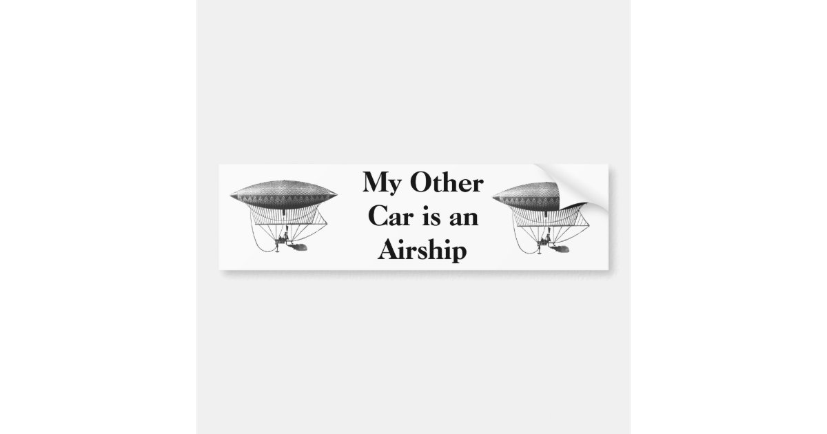Personal Airship Bumper Sticker | Zazzle