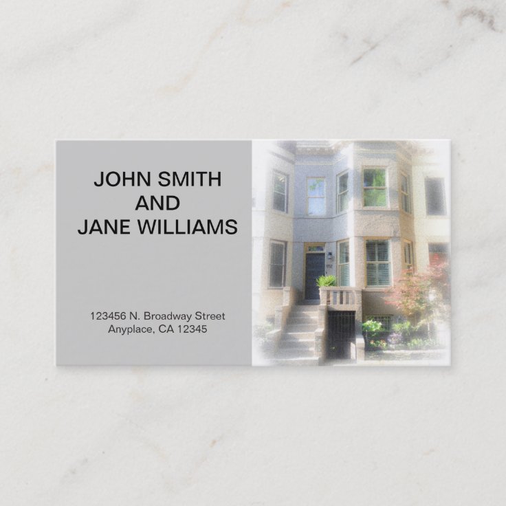 Personal Calling Card: Couples w Home Photo Business Card | Zazzle