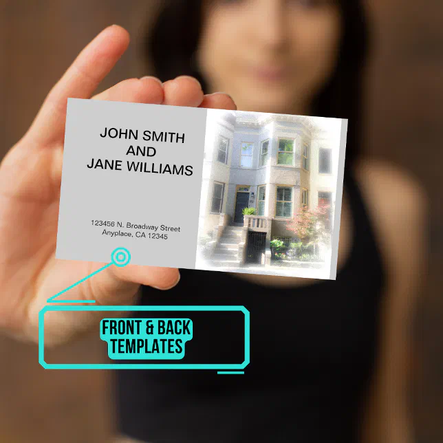 Personal Calling Card: Couples w Home Photo Business Card | Zazzle