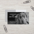 Personal Calling Card: Couples w Pet Photo Business Card | Zazzle