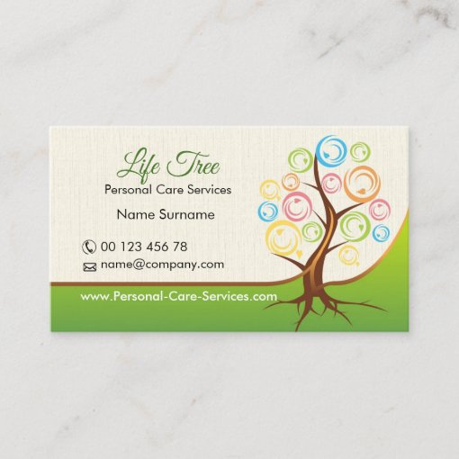 Personal Care Services Business Card | Zazzle