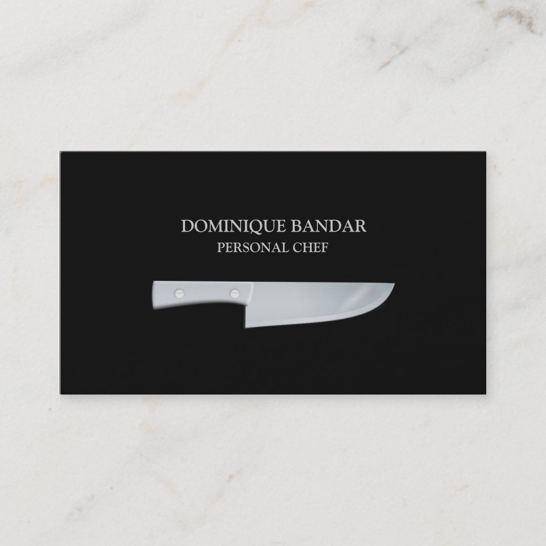Personal Chef Business Card | Zazzle
