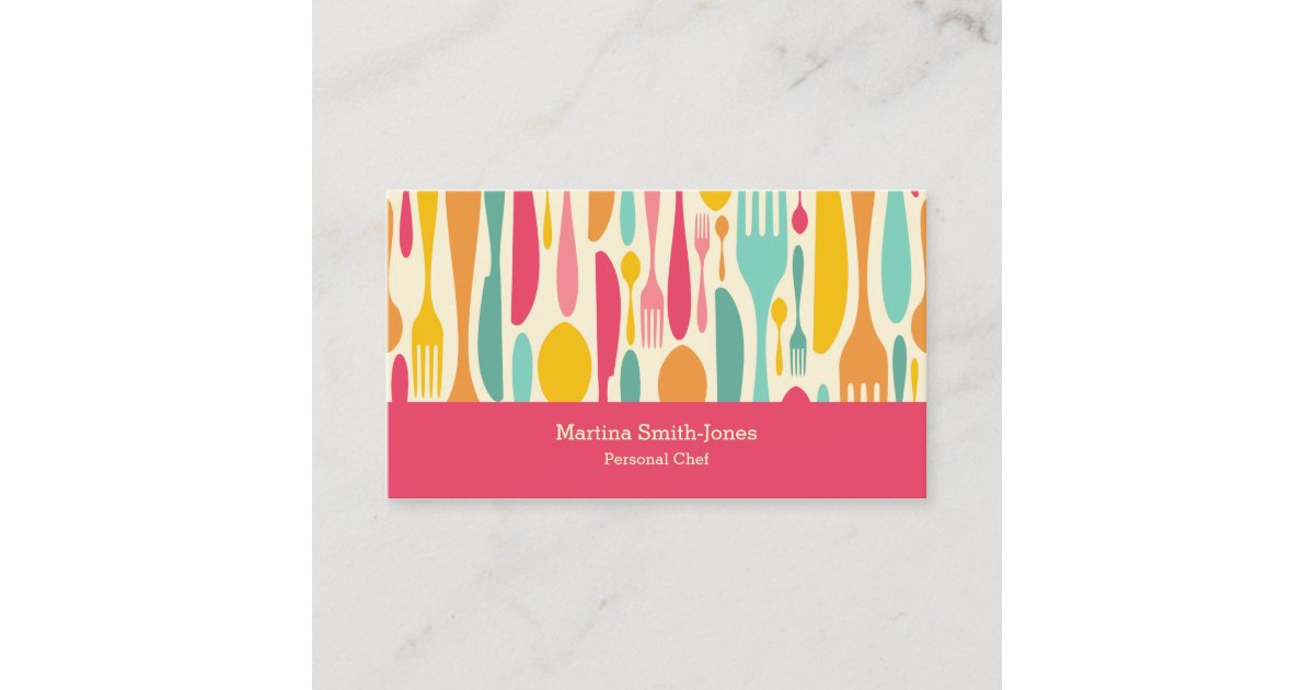Personal Chef Business Card | Zazzle