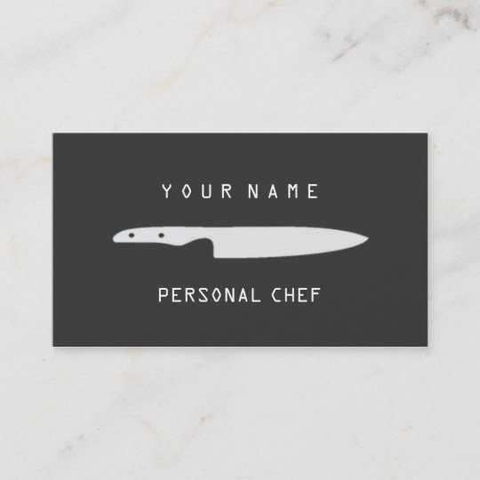 PERSONAL CHEF BUSINESS CARD | Zazzle.com
