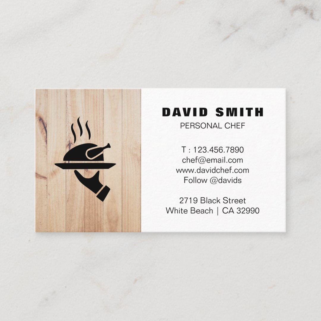 Personal Chef Business Card | Zazzle