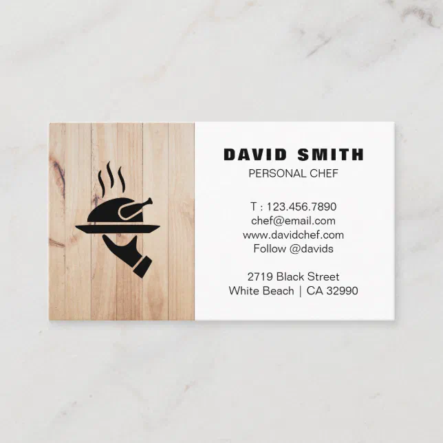 Personal Chef Business Card | Zazzle