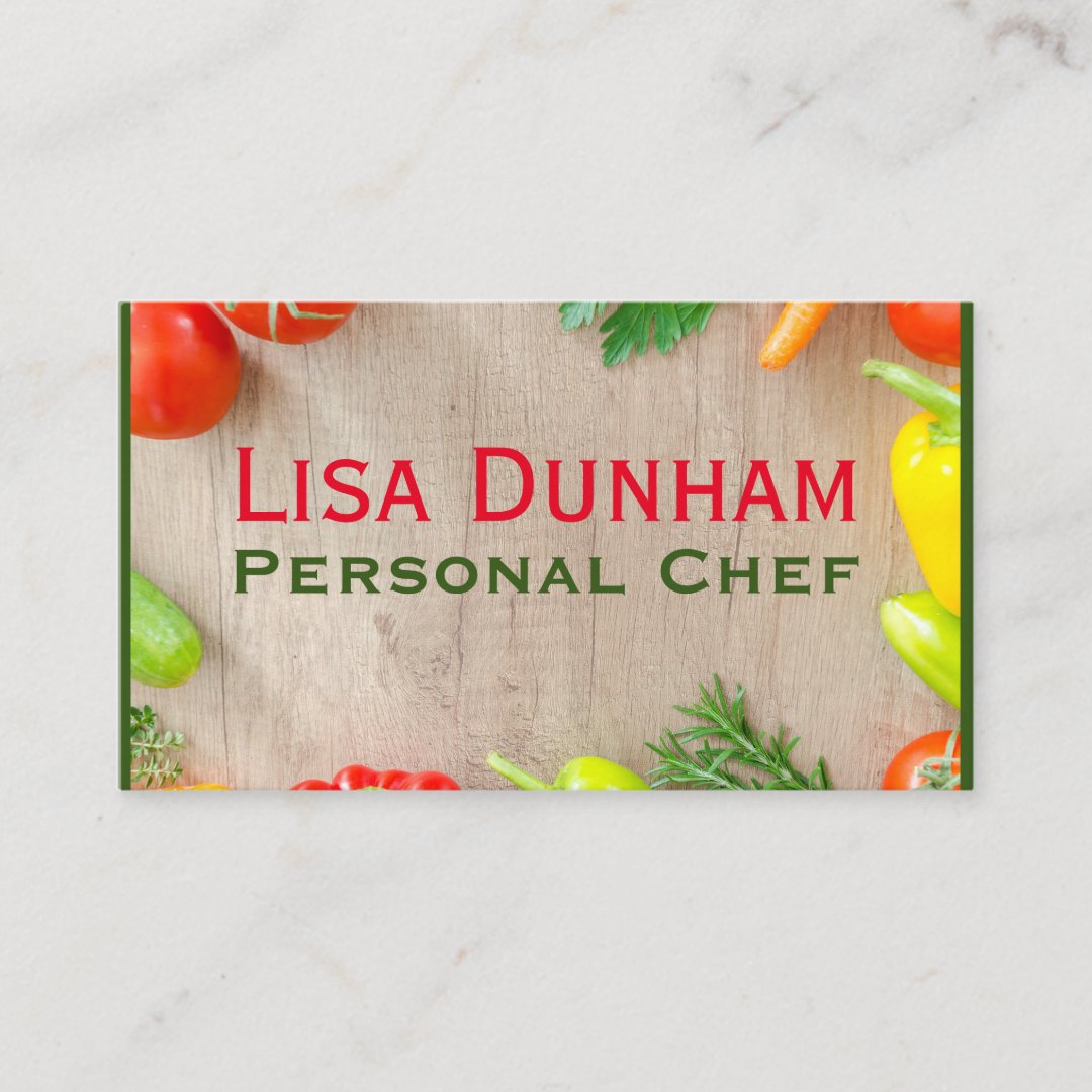 Personal Chef Business Cards | Zazzle