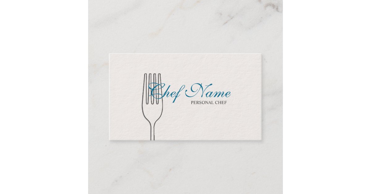 Personal Chef, Catering, Executive chef Business Card | Zazzle