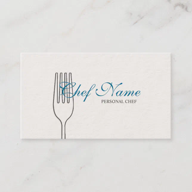 Personal Chef, Catering, Executive chef Business Card | Zazzle
