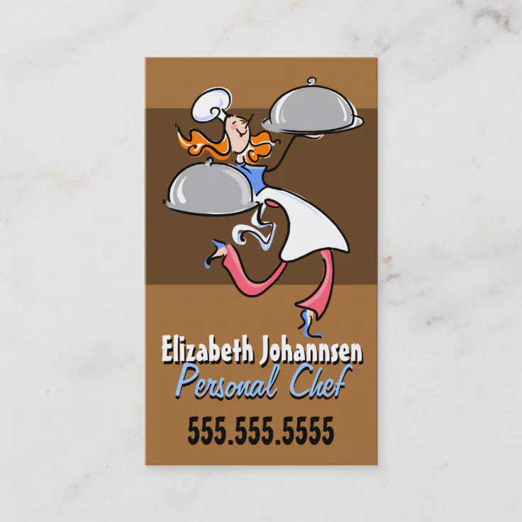 Personal Chef.Catering.Meal Delivery.Service Business Card | Zazzle