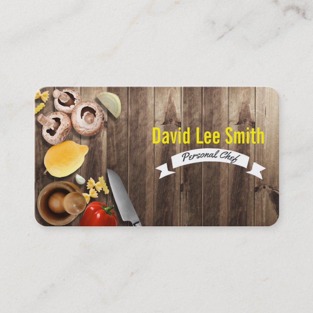 Personal Chef/catering Service/Cook service Business Card | Zazzle