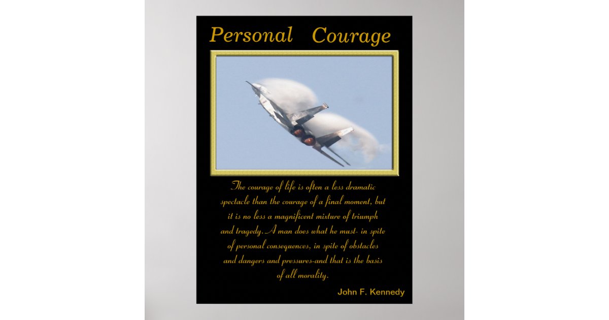 Personal Courage Posters 5 | Zazzle