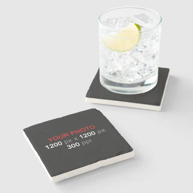 Personal Creation - Photo Stone Coaster | Zazzle