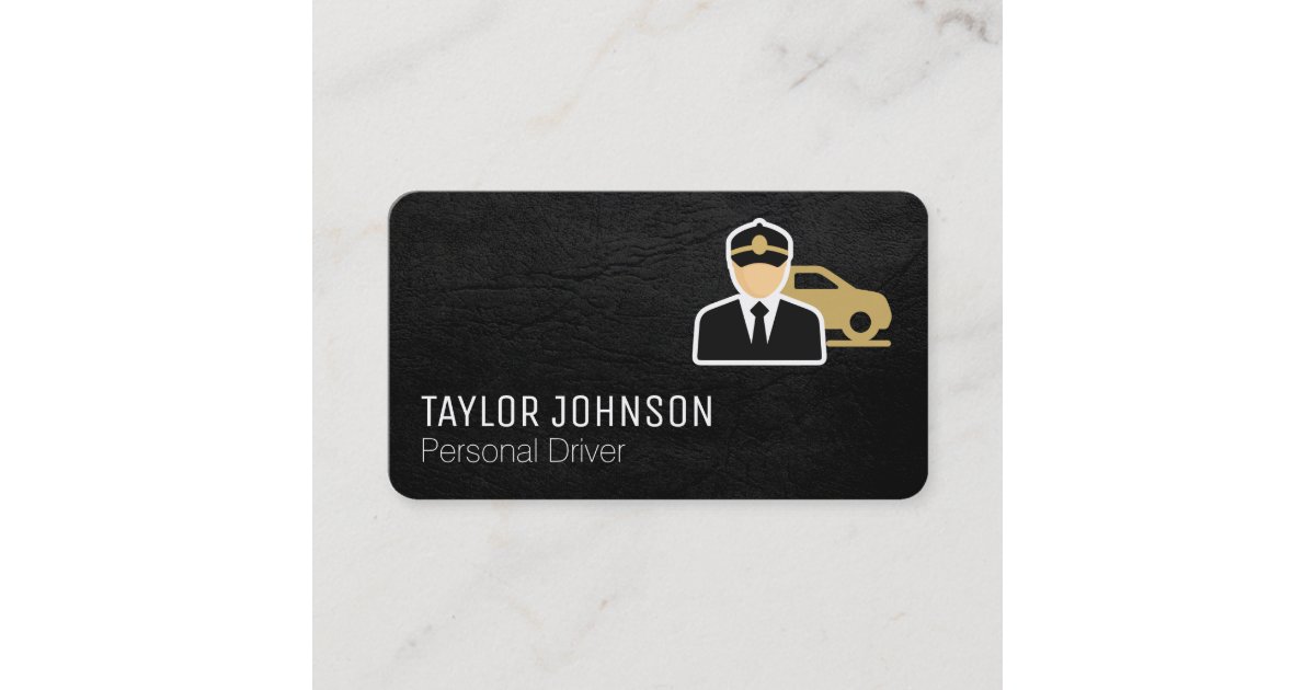 Personal Driver Logo | Transportation Business Card | Zazzle