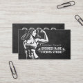 Personal Fitness Trainer Loyalty Punch Kettlebell Business Card | Zazzle