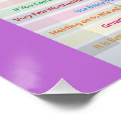 Personal Growth and Development Principles Poster | Zazzle