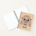 Personal Hedgehog Sketch Notebook | Zazzle