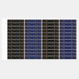 Personal Name Astronauts Planets Space Back School Labels | Zazzle