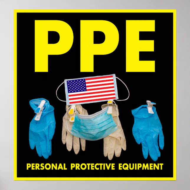 Personal Protective Equipment Poster | Zazzle