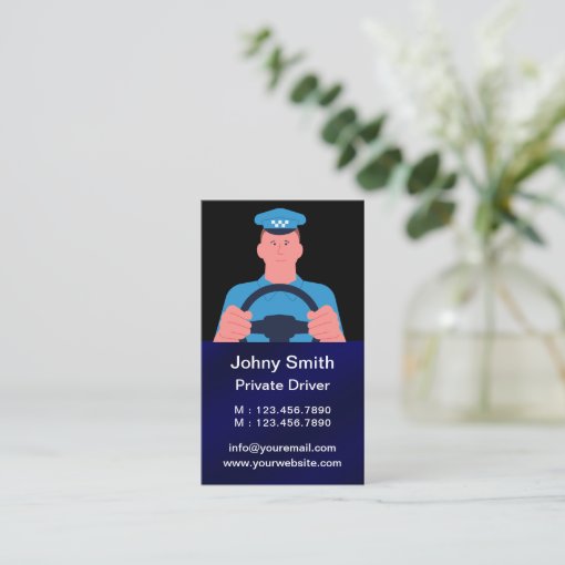 Personal Ride Sharing Uber Driver (New Uber Logo) Business Card | Zazzle
