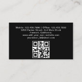 Personal Ride Sharing Uber Driver QR code Business Card | Zazzle