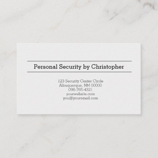 Personal Security Custom Oval Photo QR Code Business Card | Zazzle