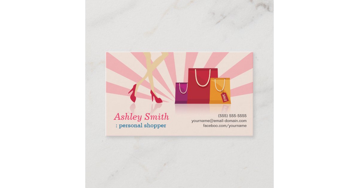 Personal Shopper Business Card | Zazzle