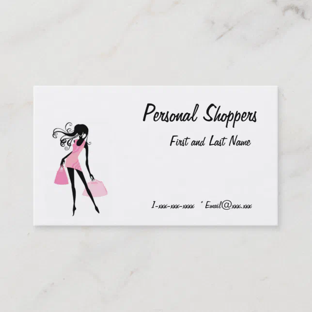 Personal Shopper Business Card | Zazzle
